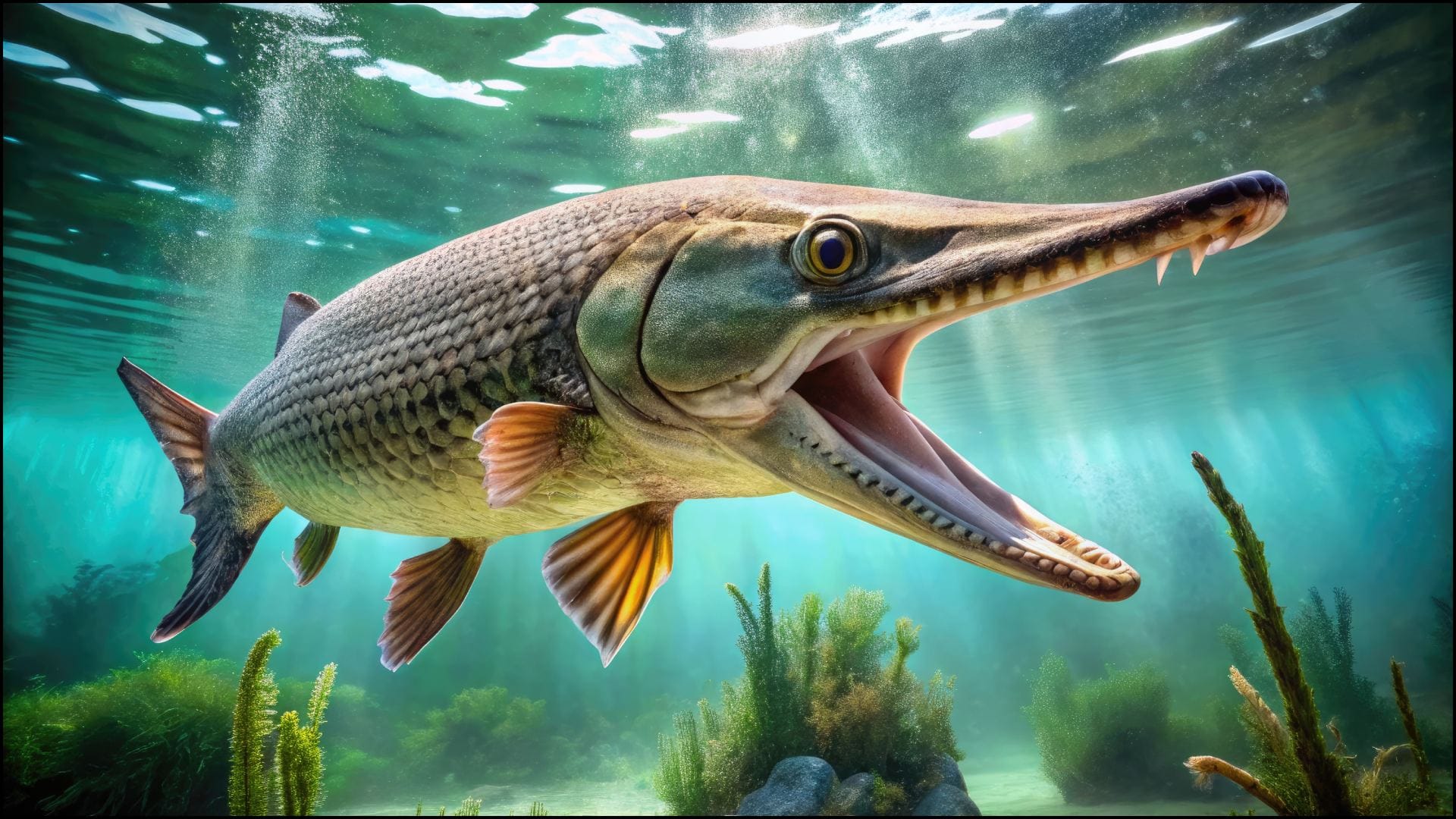 Living Fossil Alligator Gar Fish Who Saw Dinosaurs Died Also Known As ...