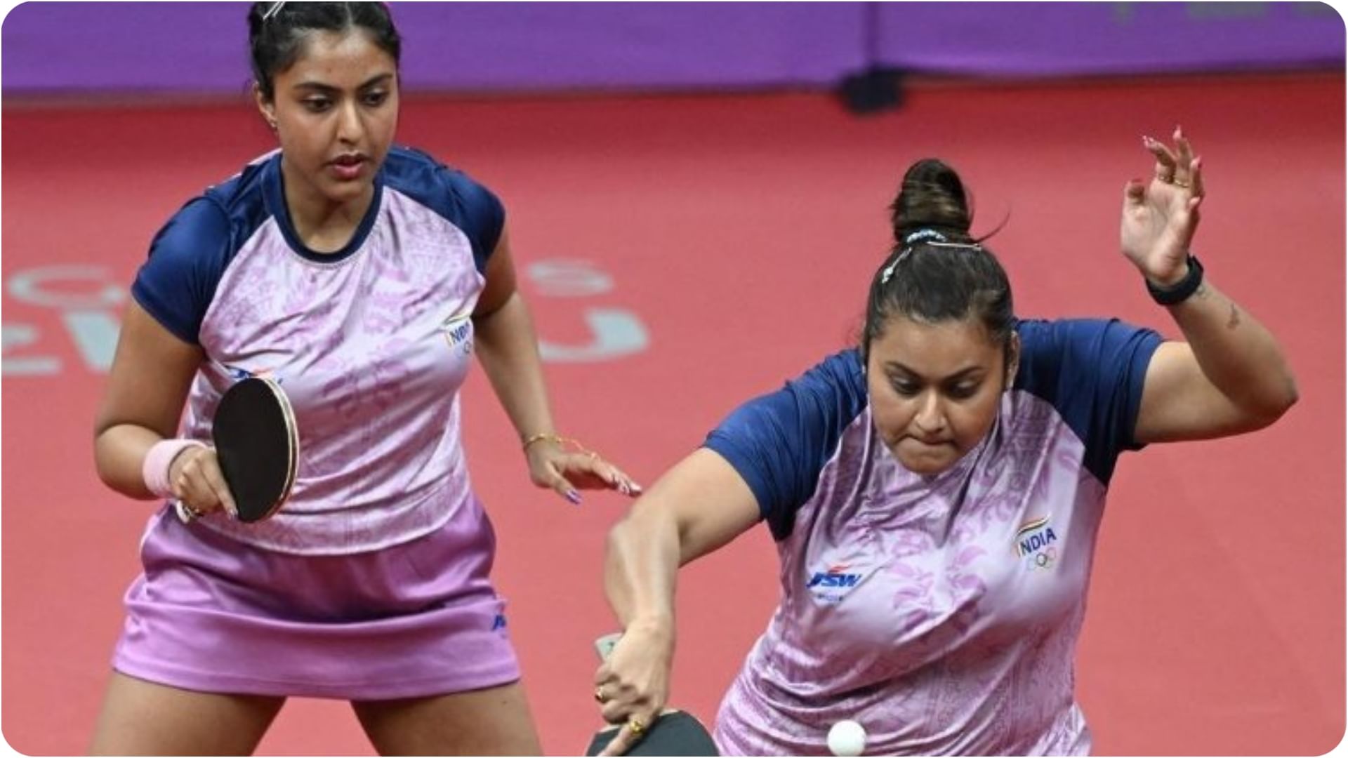 Ayhika-suthirtha Make History Seal India's First-ever Women's Doubles Medal In Asian Table ...