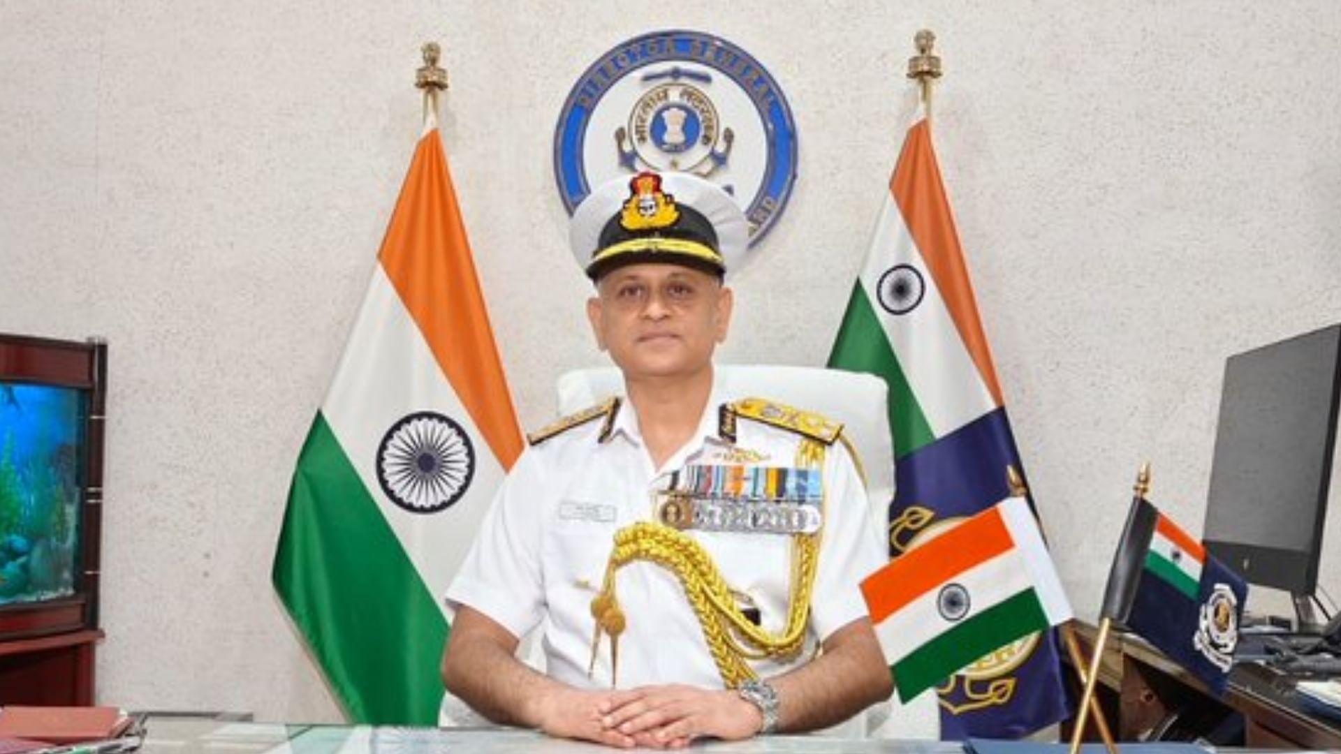 Icg:डीजी एस परमेश ने भारतीय तटरक्षक बल के नए प्रमुख का संभाला पदभार ...