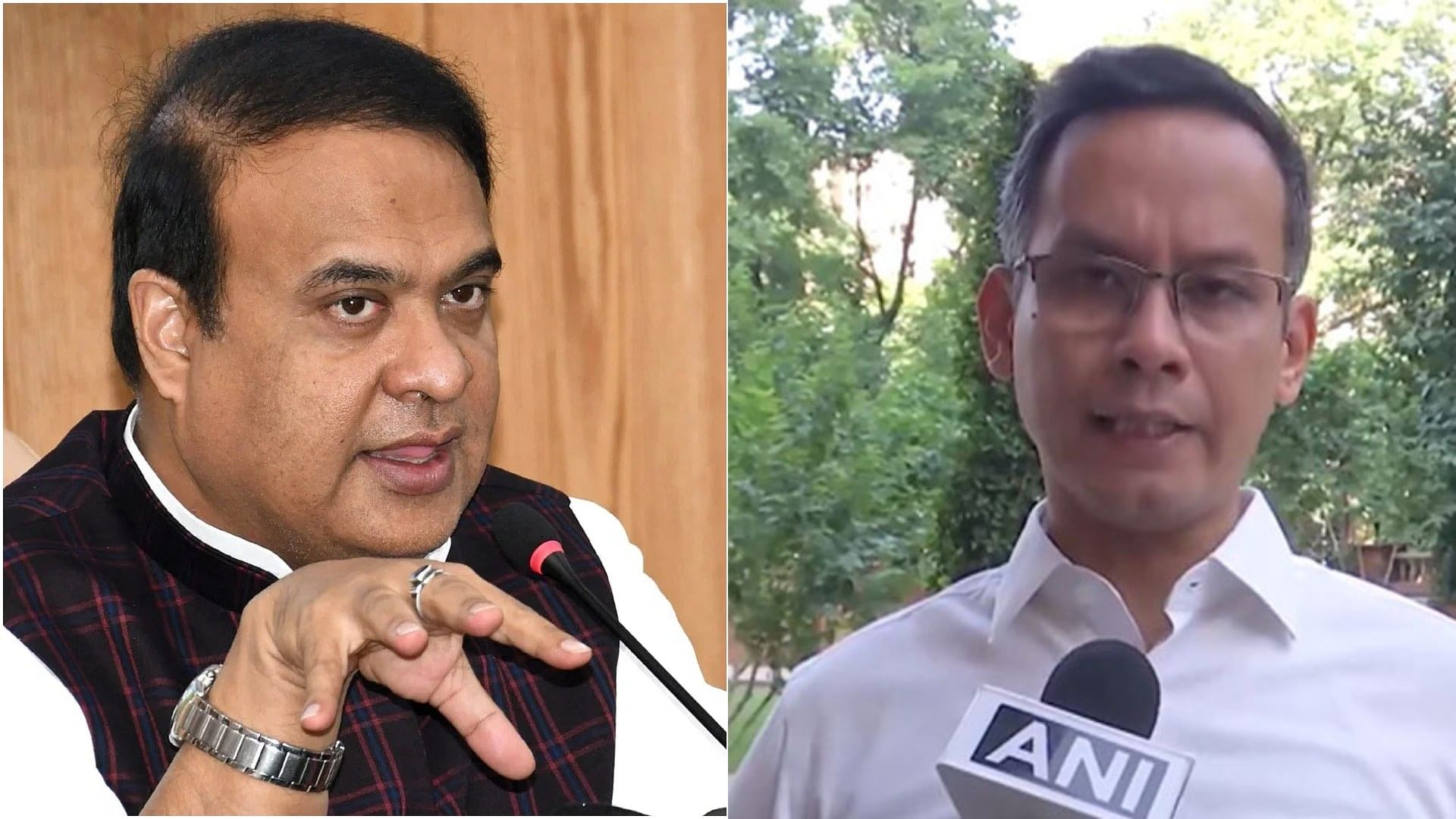 Cm Sarma's Allegation On Congress Leader Gaurav Gogoi, Said- His Wife Has Good Relations With ...