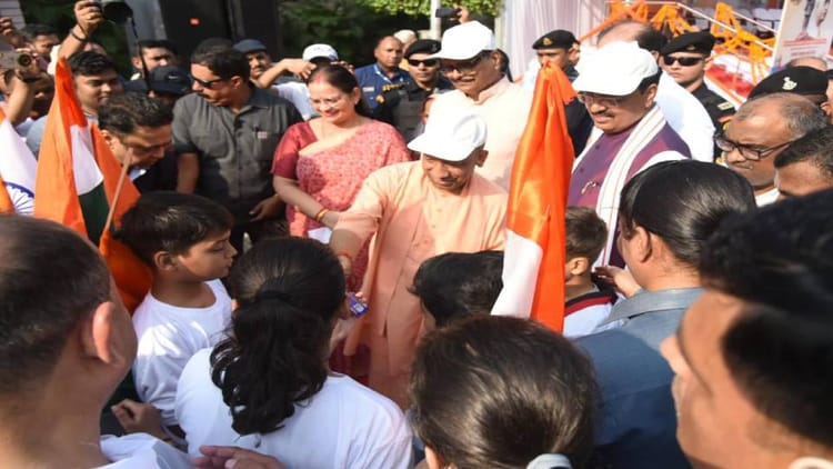 रन फॉर यूनिटी:सीएम योगी ने कहा- भारत की अखंडता के सूत्रधार थे पटेल ...
