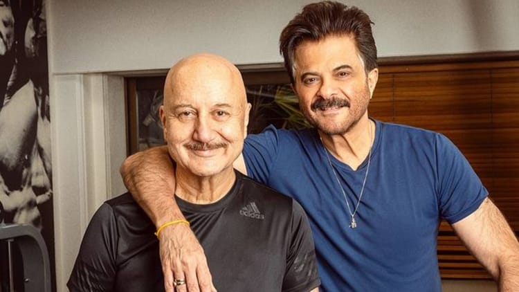 Anil Kapoor Praised Anupam Kher For His Film Vijay 69 Shares A Post ...