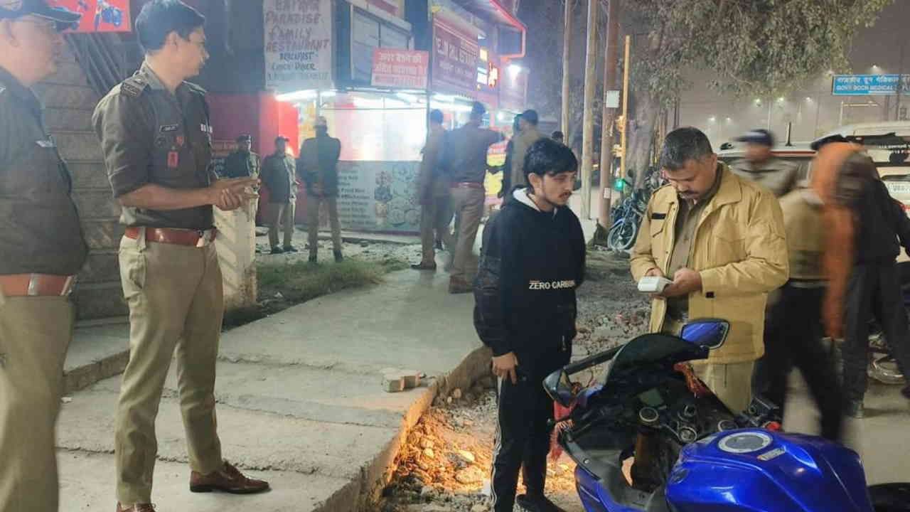Dehradun Police Checking After Ongc Chowk Accident 63 Vehicles Seized, 250 Challaned, Hooligans ...