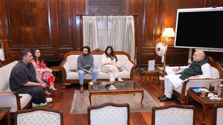 The Sabarmati Report Union Home Minister Amit Shah Met Ekta Kapoor Vikrant Massey Raashii Khanna ...