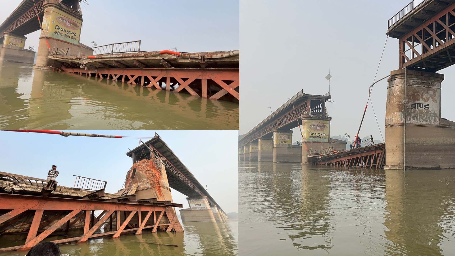 A Four Lane Bridge Will Built On The Ganges Railway Overbridge In Shuklaganj One Lakh People ...