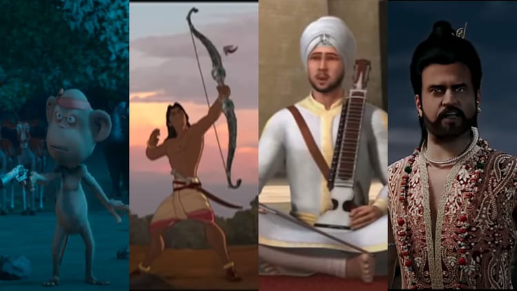 Indian Animated Movies List Delhi Safari Arjun The Warrior Prince Chaar ...