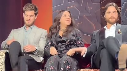 Zoya Akhtar Photos With Amazing Spiderman Andrew Garfield Jacob Elordi ...