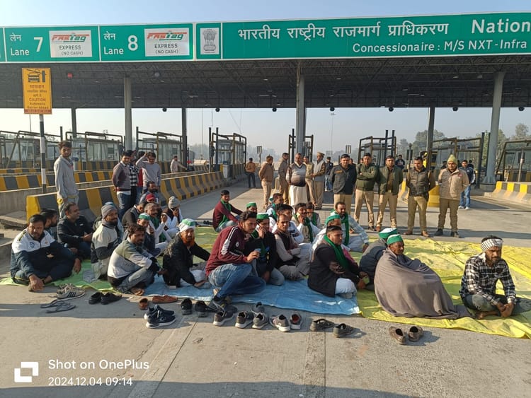 Bhakiyu March To Delhi: Ruckus Over Stopping Farmers Going To Noida, Highway Jammed, Bku Leaders ...