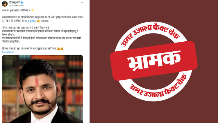 Lawyer's Photo Goes Viral Gyanvapi Case Petitioner Harihar Pandey ...