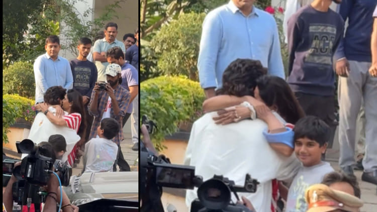 Allu Arjun Reached Home His Mother Warded Off The Evil Eye His Wife ...