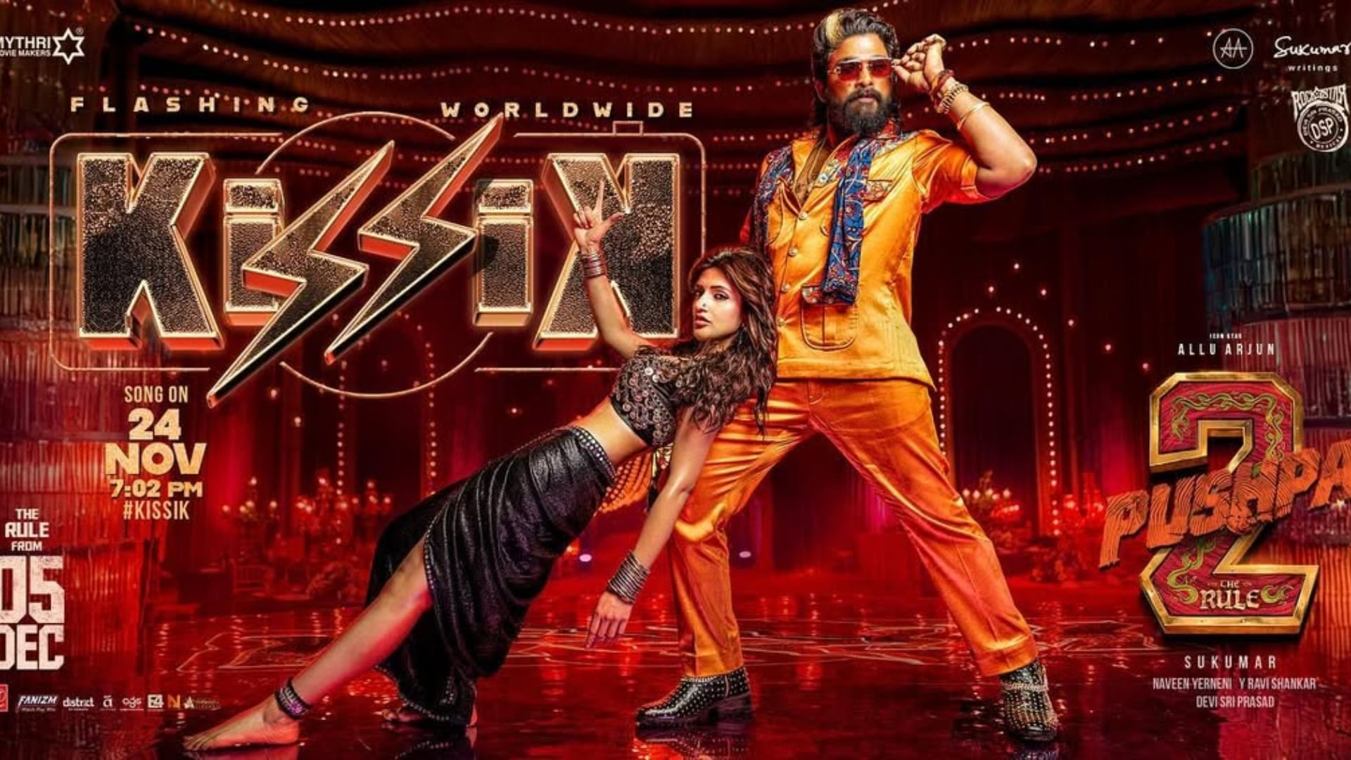 A Tamil Movie Inspires With Song Kissik Of Film Pushpa 2 Named Kis Kis Kissik - Amar Ujala Hindi ...