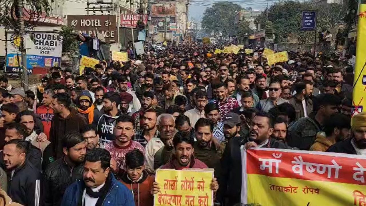 Katra Protest:कटड़ा में रोपवे परियोजना को लेकर उबाल, श्राइन बोर्ड के ...