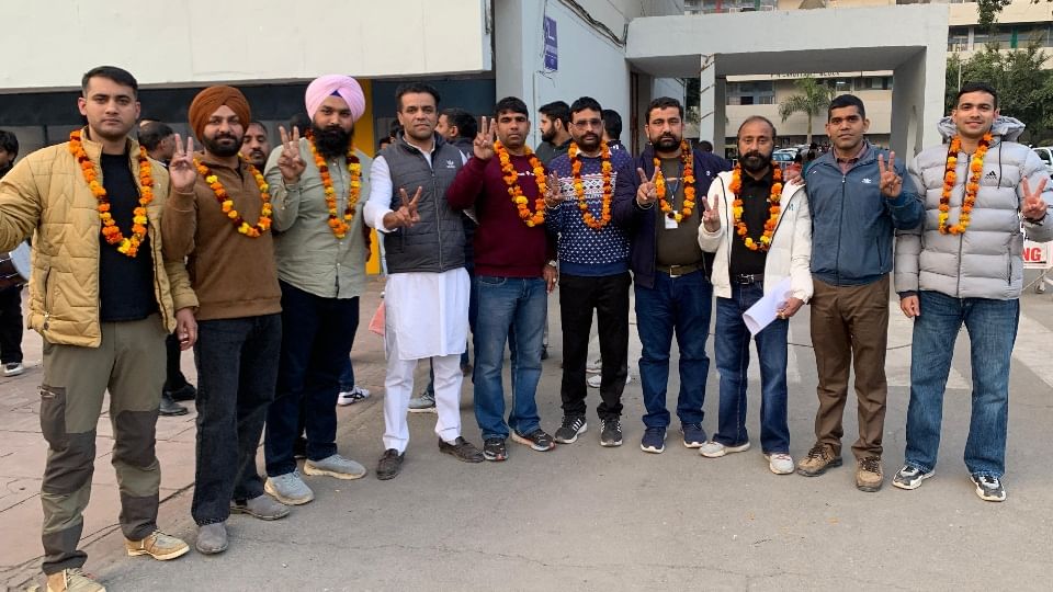 Mahendra Becomes President Of Chandigarh Pgi Security Guard Welfare ...