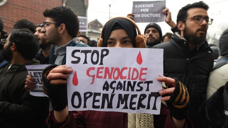 J&k Reservation: Protest Against Reservation Policy In Srinagar, Omar ...