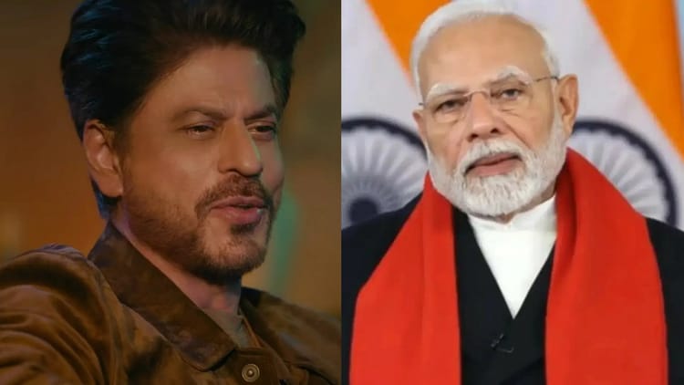 King Actor Shah Rukh Khan Praises Prime Minister Narendra Modi Waves 2025 - Entertainment News ...