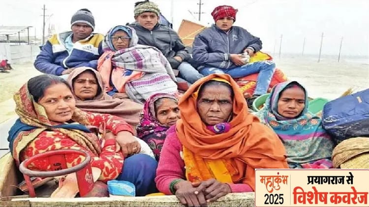 Kalpvasis Started Arriving At The Sangam With Their Families From ...