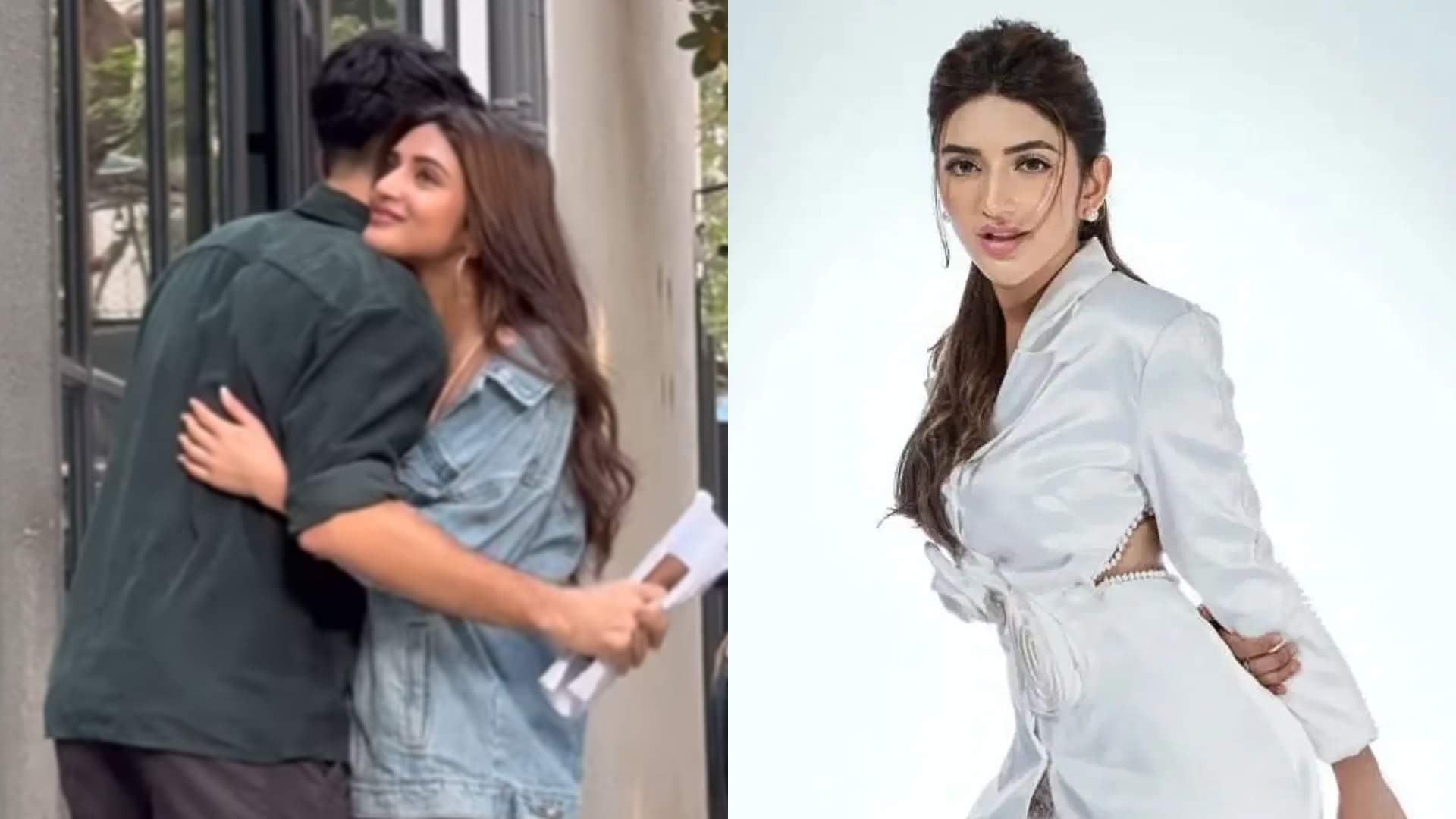 Famous With Film Pushpa 2 Item Dance Actress Sreeleela Hug Ibrahim Ali ...