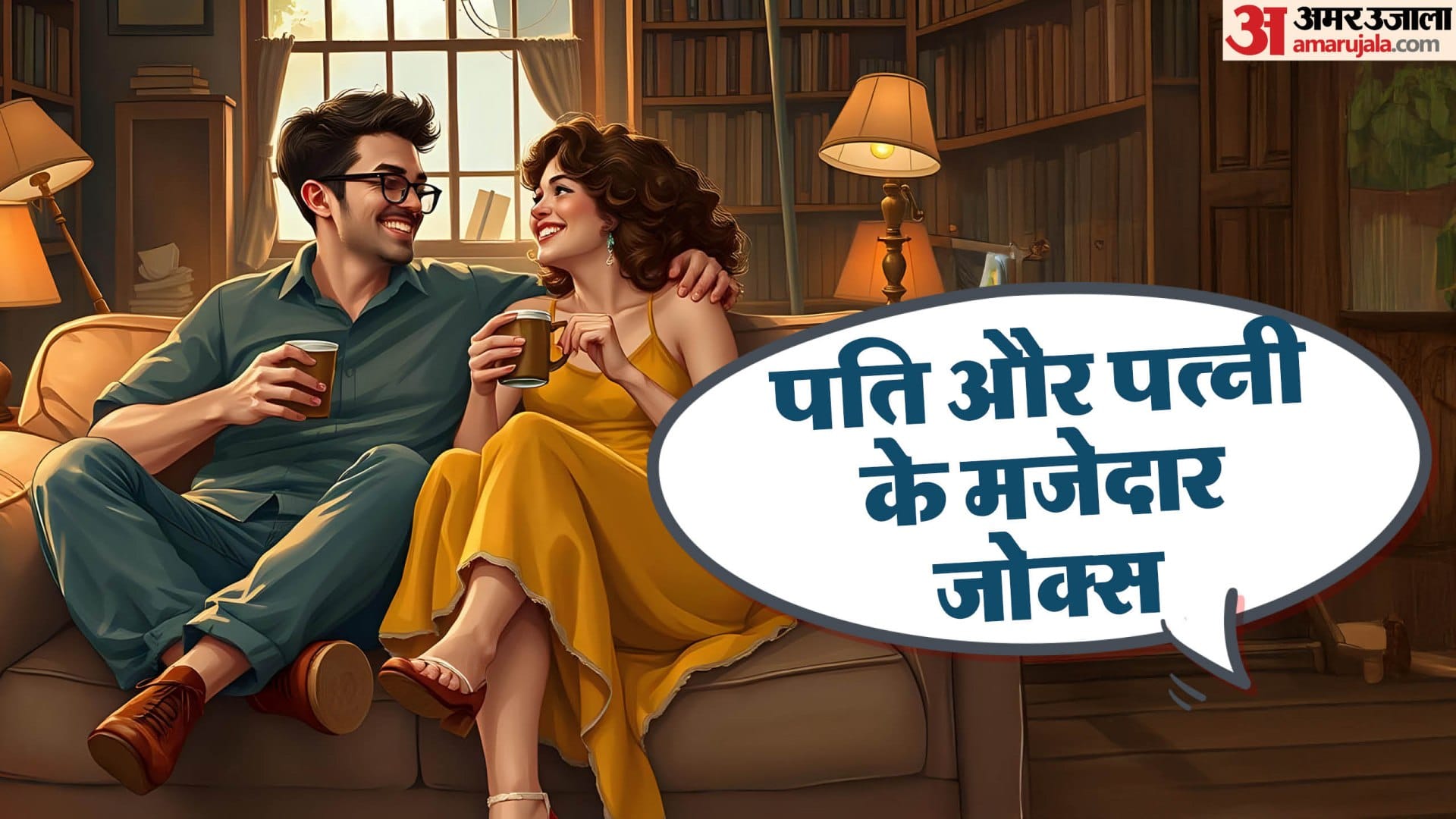 Jokes In Hindi Husband Wife Funny Jokes Whatsapp Jokes - Amar Ujala Hindi News Live - Comedy ...