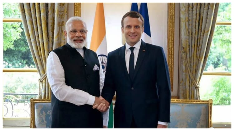 फ्रांस के राष्ट्रपति मैक्रों का तीन दिवसीय भारत दौरा:pm मोदी से होगी ...