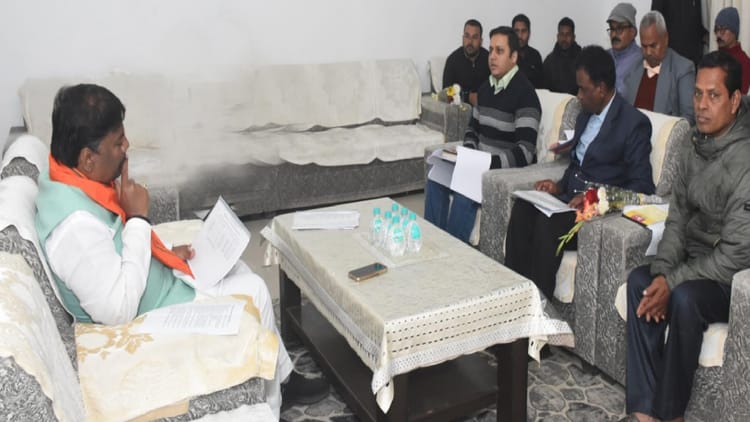 Minister Kedar Reviewed The Paddy Procurement And The Functioning Of Cooperative Societies In Cg ...