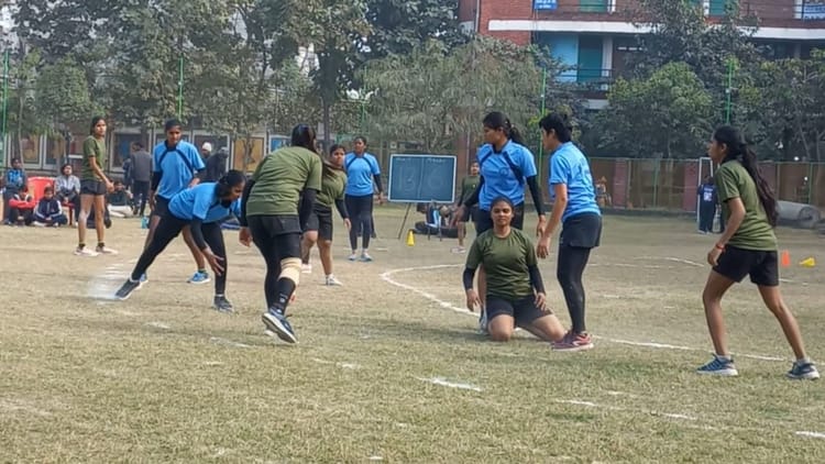 Handball Vidyapeeth Defeated Mahadev Pg 15-6 National Player Reshma ...