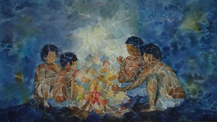 Artist Mohammad Qamar Carved Human Emotions With Colours In ...