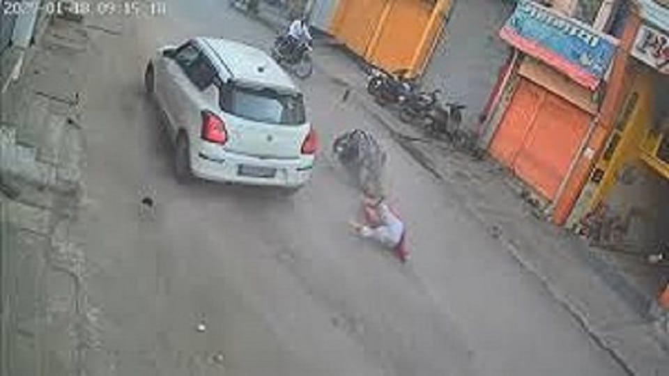 Korba:तेज रफ्तार कार ने स्कूटी को पीछे से मारी टक्कर, मां और तीन साल की ...