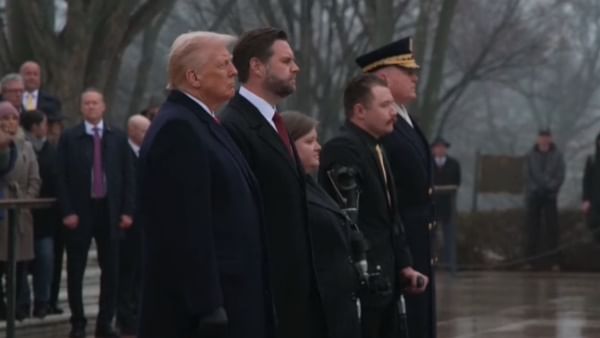 Us President Inauguration Ceremony Moments Donald Trump Vice President ...