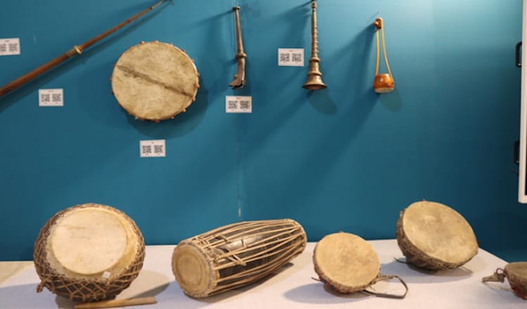 Mahakumbh :कलाकुंभ में हो रहा दुर्लभ 251 वाद्य यंत्रों का संगम, बिनायो ...