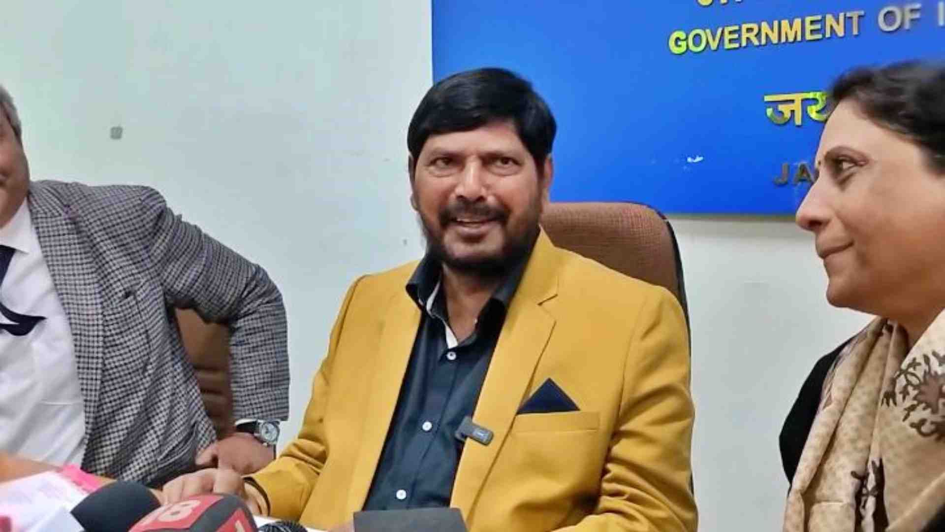 Ramdas Athawale On India Pakistan Match Wcl Said Politics In Sports No ...