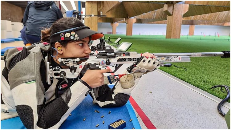National Games: Shooter Aashi Chouksey Broke National Record, Achieved ...