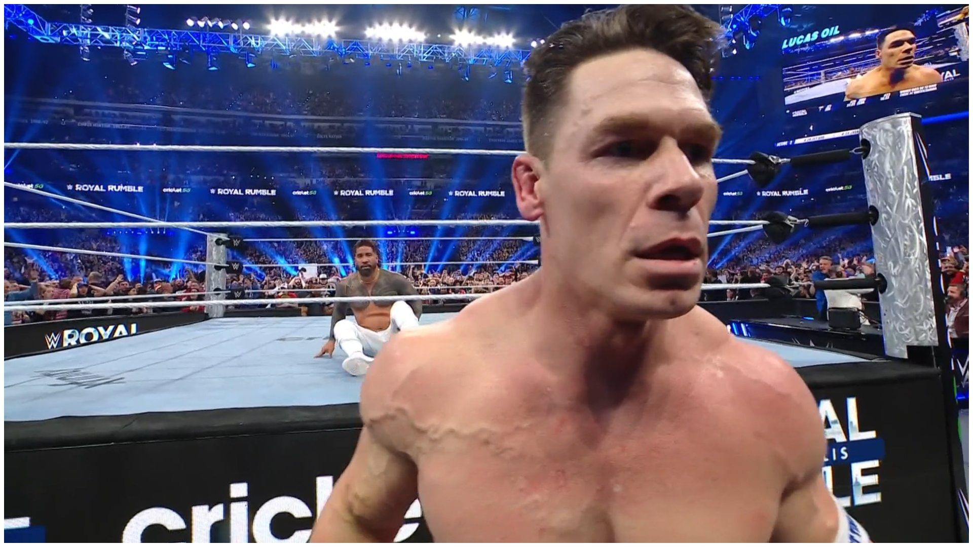 Royal Rumble 2025:अपने आखिरी रॉयल रंबल में हारे जॉन सीना, मैच के बाद भावुक नजर आए, जे ऊसो ने इस ...