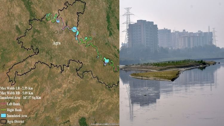 Yamuna Flood Plains:यमुना के आसपास बनीं ये कॉलोनी डूब क्षेत्र में हैं ...