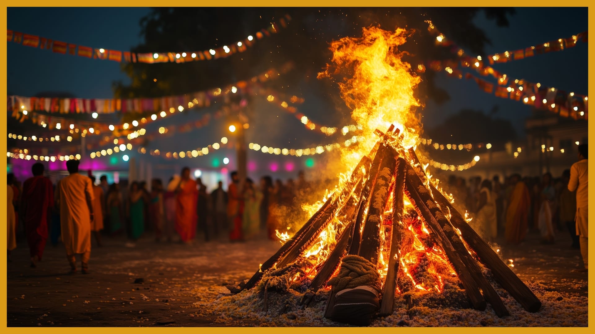 Holika Dahan 2025 Hanuman Ji Special Puja At Holika Dahan Night - Amar ...