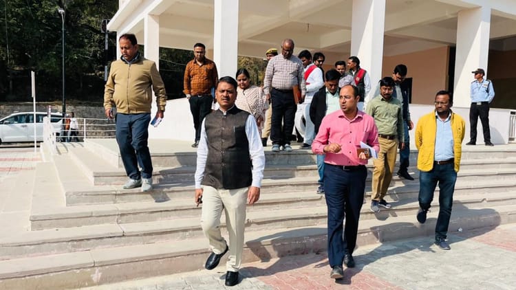 Dm S Rajalingam Inspected Namo Ghat Regarding Preparations Of Kashi ...
