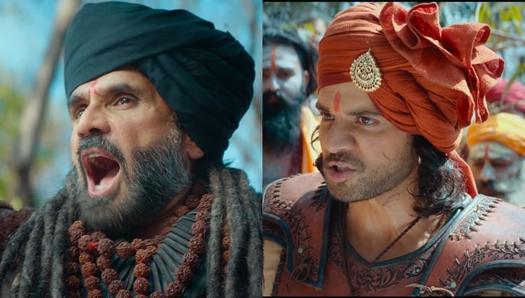 Film Kesari Veer Teaser Suniel Shetty Sooraj Pancholi Vivek Oberoi Play ...