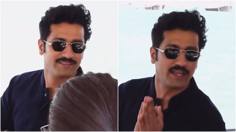 Chhaava Movie Actor Vicky Kaushal Reaches Prayagraj For Holy Dip At Maha Kumbh Says Feeling ...