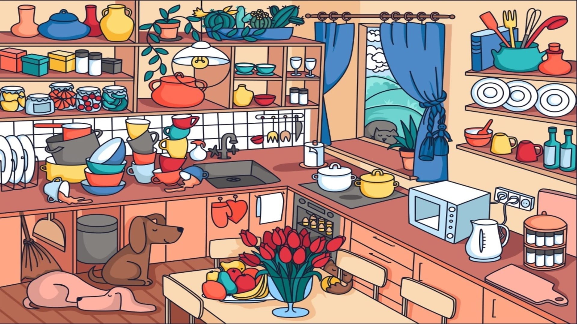 Optical Illusion Iq Test Brain Test If You Have Hawk Eyes Then Find Cat ...