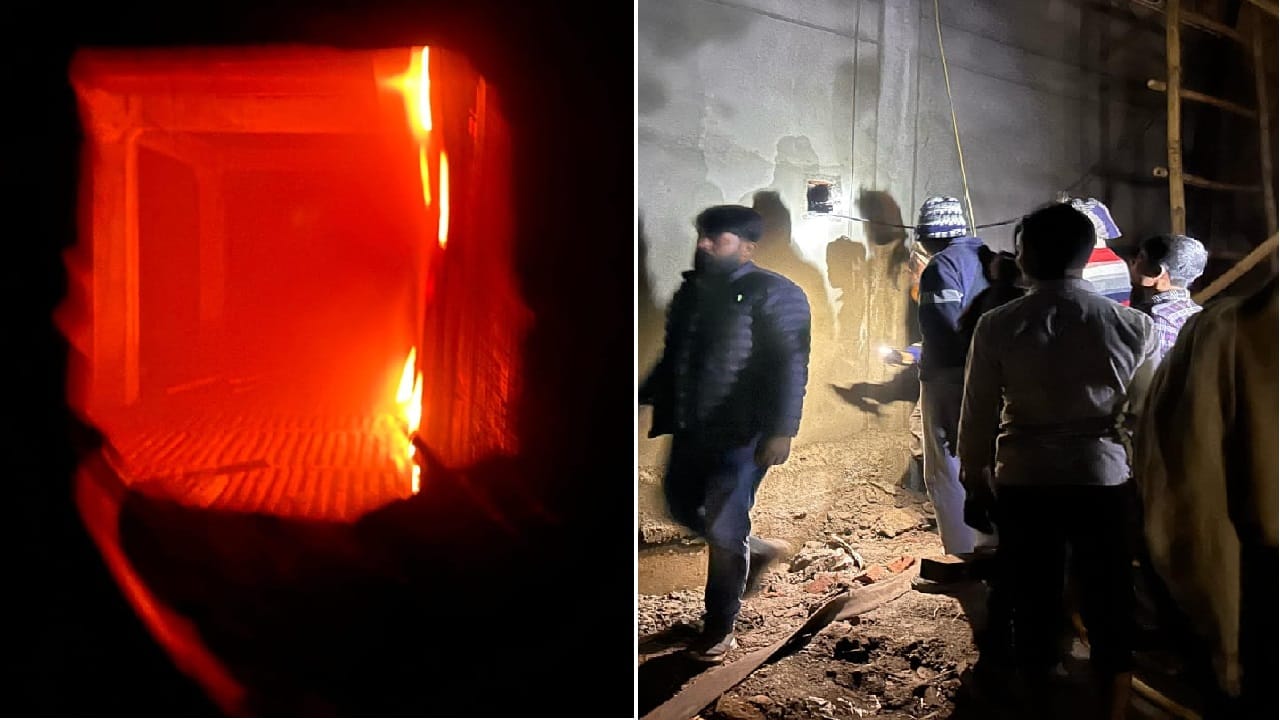 Badaun Fire:बिसौली में नवनिर्मित कोल्ड स्टोर में लगी आग, छह मंजिला रैक ...