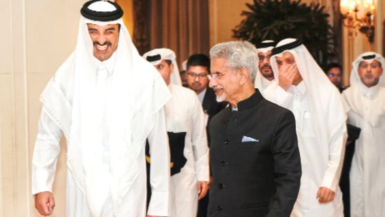 Pm Modi Amir Sheikh Tamim Meeting Updates Mea Jaishankar India Qatar ...