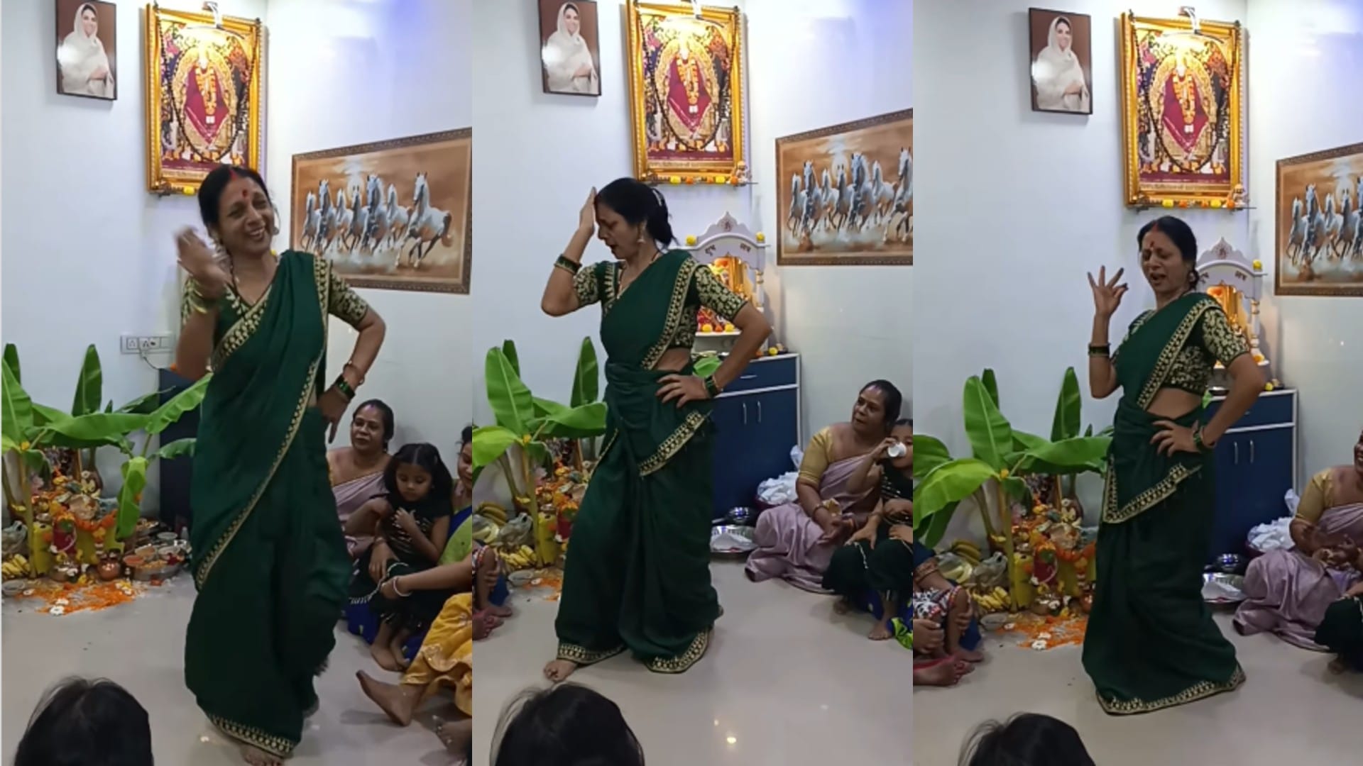 Viral Dance Video:'नदिया बीच जैसे नैया डोले' ...गाने पर आंटी ने किया ...