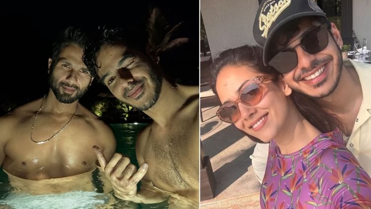 Shahid Kapoor Brother Ishaan Khatter Drops Shirtless Photo With Actor And Selfie With Bhabhi ...