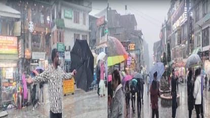 Manali Snowfall:पर्यटन नगरी मनाली में बर्फबारी, बर्फ के फाहे गिरते देख ...