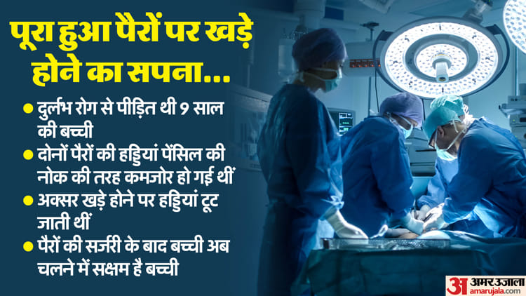 After Surgery, The Thin Bones Of The Legs Came To Life, Now The 9-year ...