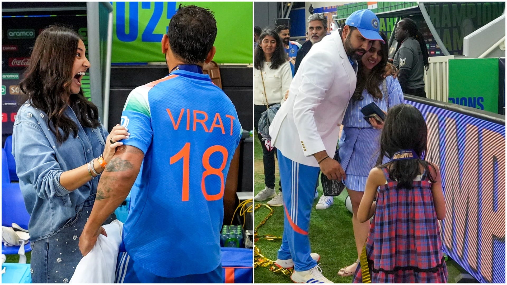 Team India Champion:जीत के बाद रोहित-कोहली और जडेजा ने परिवार के साथ ...