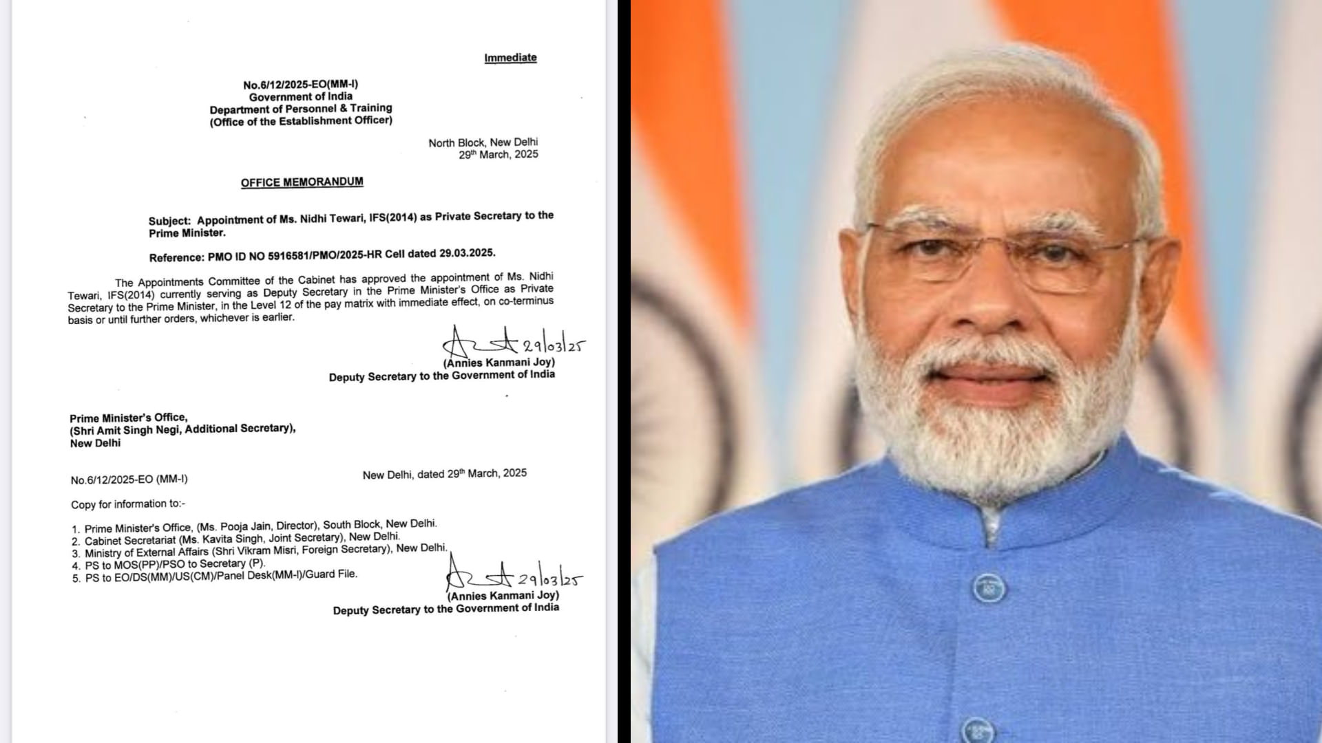 Everything You Need To Know About Pm Modi's New Personal Secretary ...