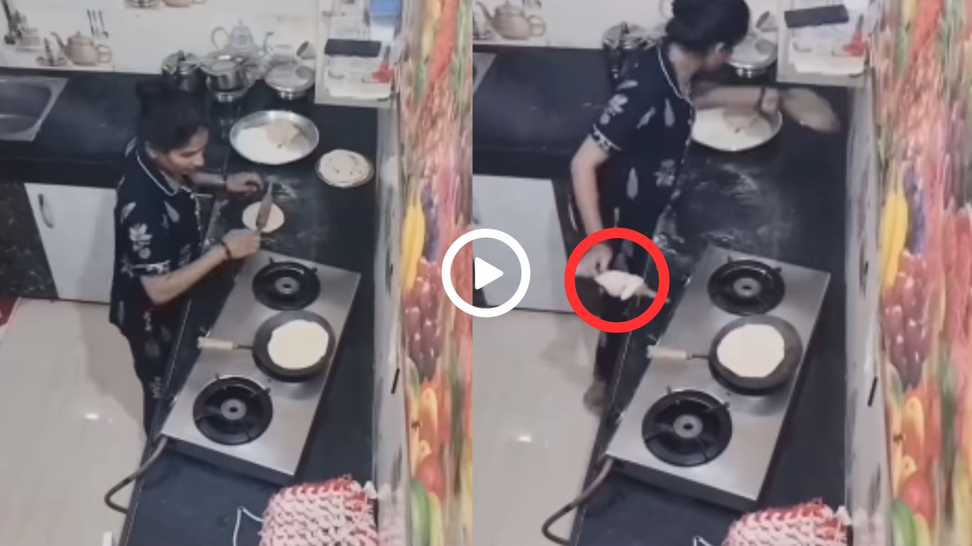 Viral Video:किचन से अचानक छू मंतर हुई रोटी! महिला का ये वीडियो देख नहीं ...