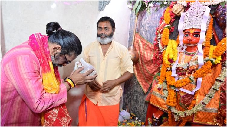 Cm Hemant Soren And His Wife Kalpana Soren Worshiped At Tapovan Temple ...