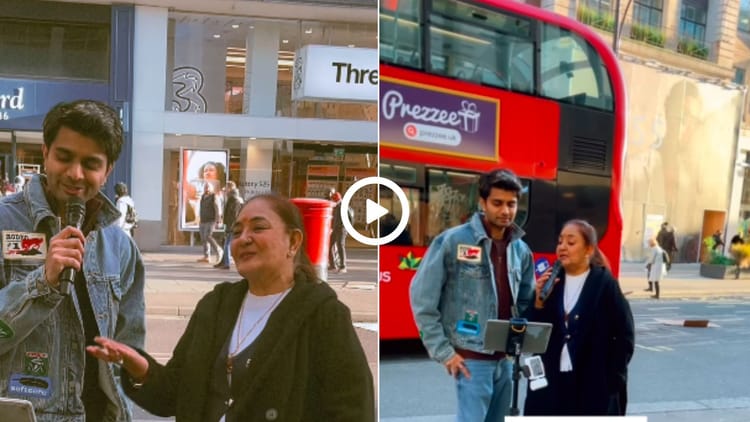 Jaswinder Narula At Streets Of London To Sing A Song Video Went Viral ...