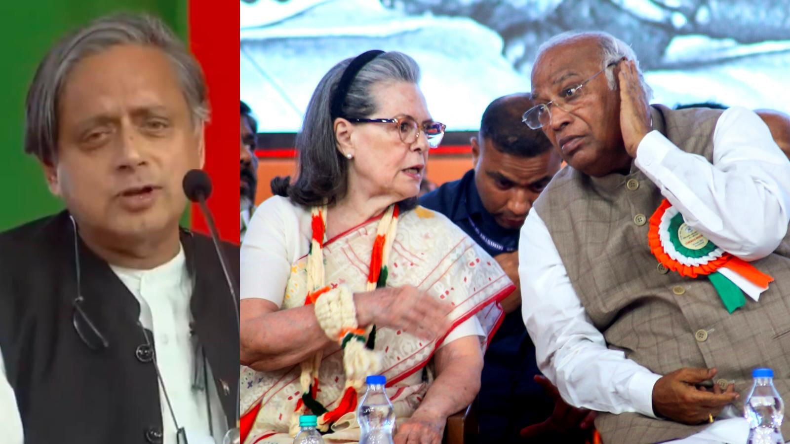 Aicc Convention Gujarat Congress Mallikarjun Kharge Shashi Tharoor Karti Chidambaram And Others ...